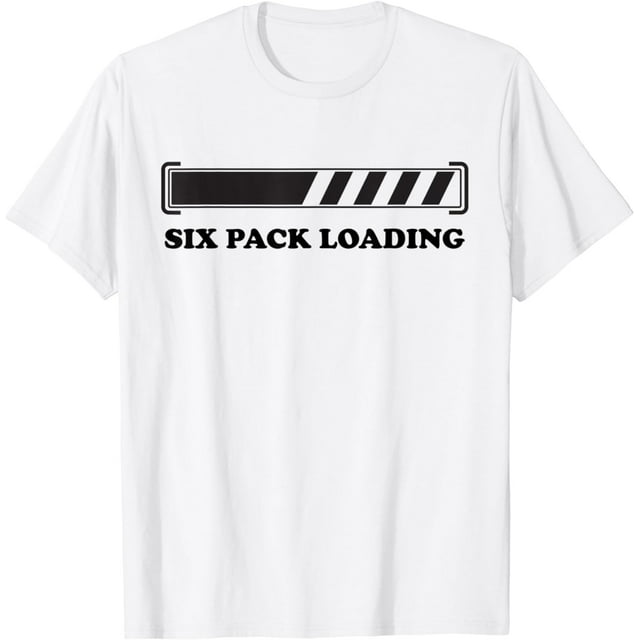 Six pack Loading Shirt for Gym Weights Fitness Bodybuilder T-Shirt ...