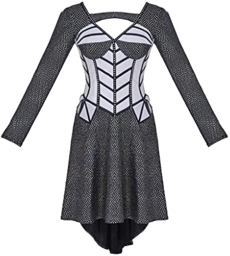 Six the Musical Jane Seymour Dress Black and White Dress Music Festival ...