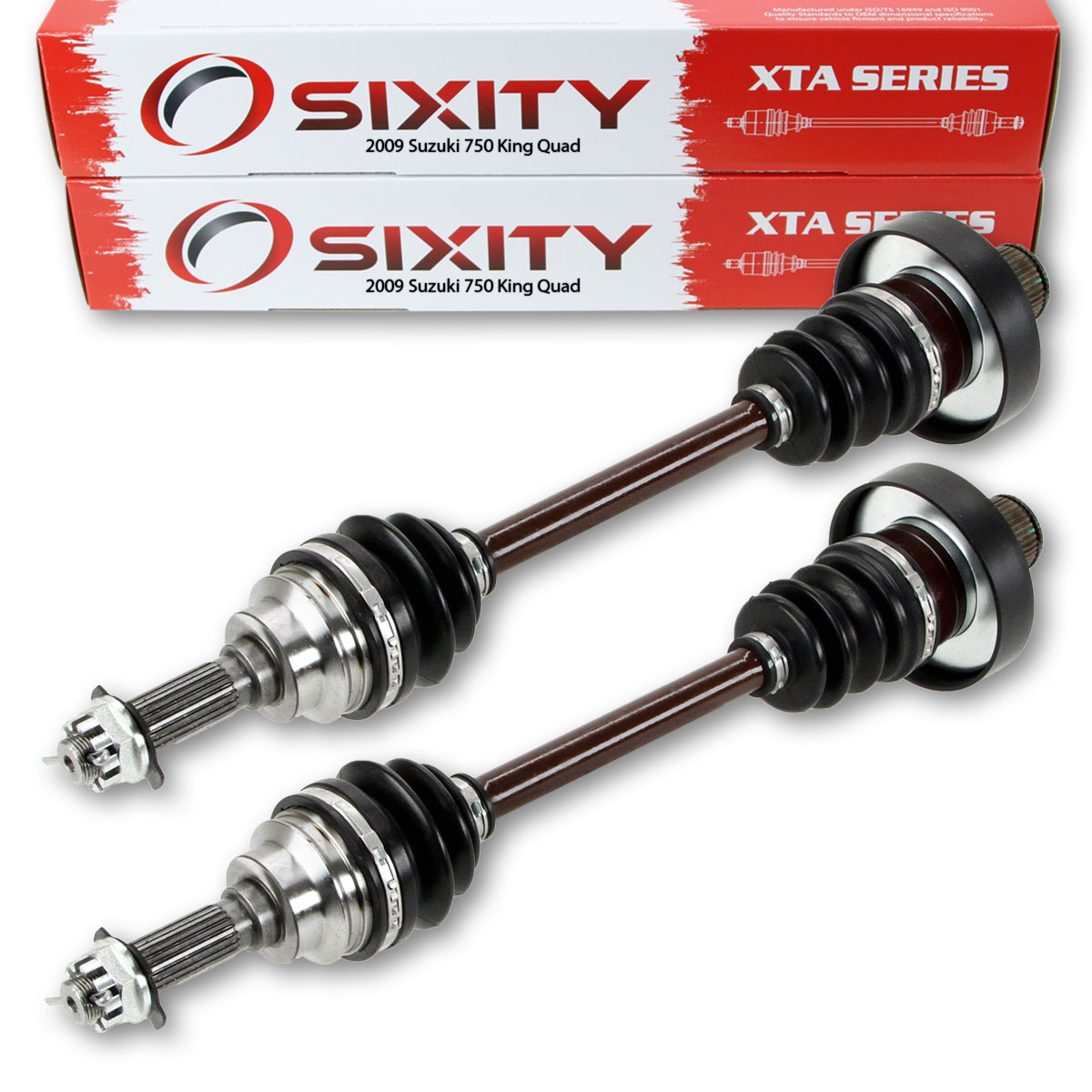 Sixity 2009 compatible with Suzuki 750 King Quad 4X4 Rear Left Right ...