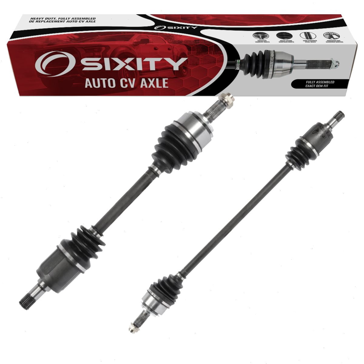 Sixity Auto 2 pc Front CV Axle Kit compatible with Honda Civic 1.8L L4 ...