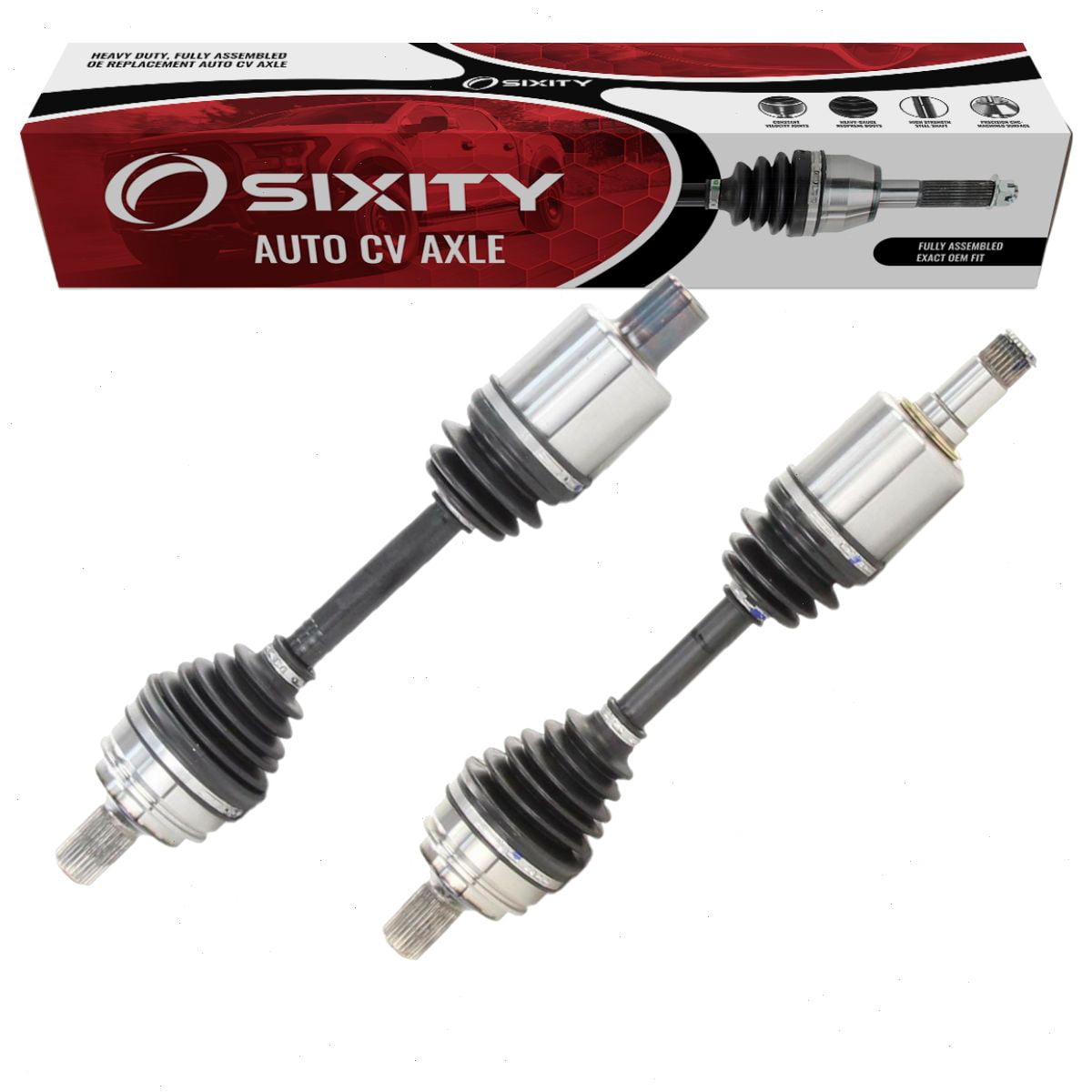 Sixity Auto 2 pc Front CV Axle Kit compatible with Mercedes-Benz C300 ...