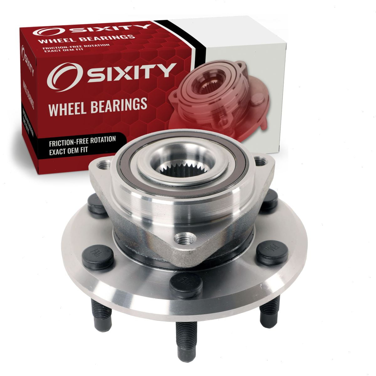 Sixity Auto 513277 Front/Rear Wheel Bearing Hub Assembly compatible ...