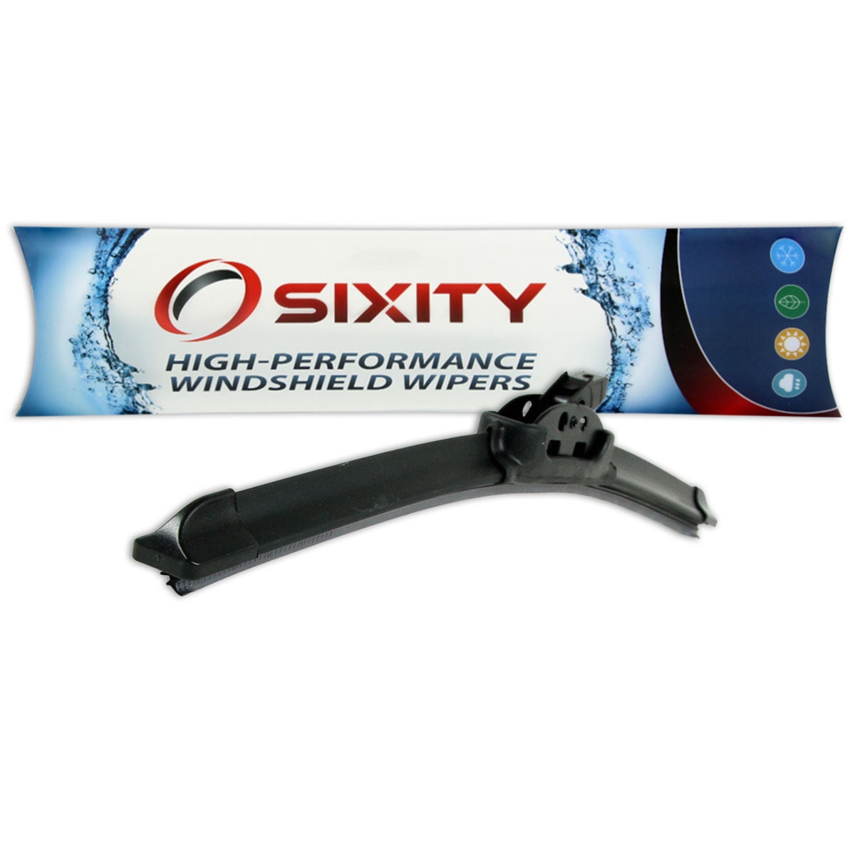 Sixity Auto XTS Frameless Rear Windshield Wiper Blades compatible with ...