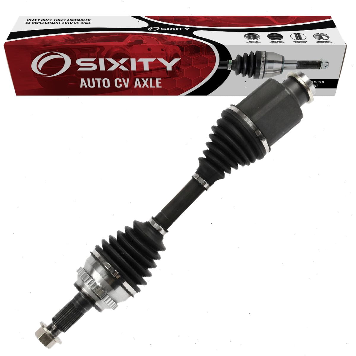 Sixity Front Right CV Axle compatible with Ford Edge 3.5L 3.7L V6 2007 ...