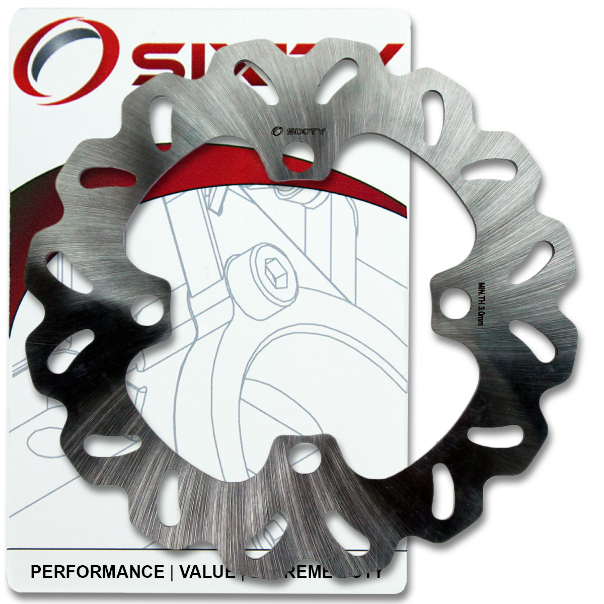 Sixity Rotor MD6332 Front Replacement Kit Full Complete - Walmart.com