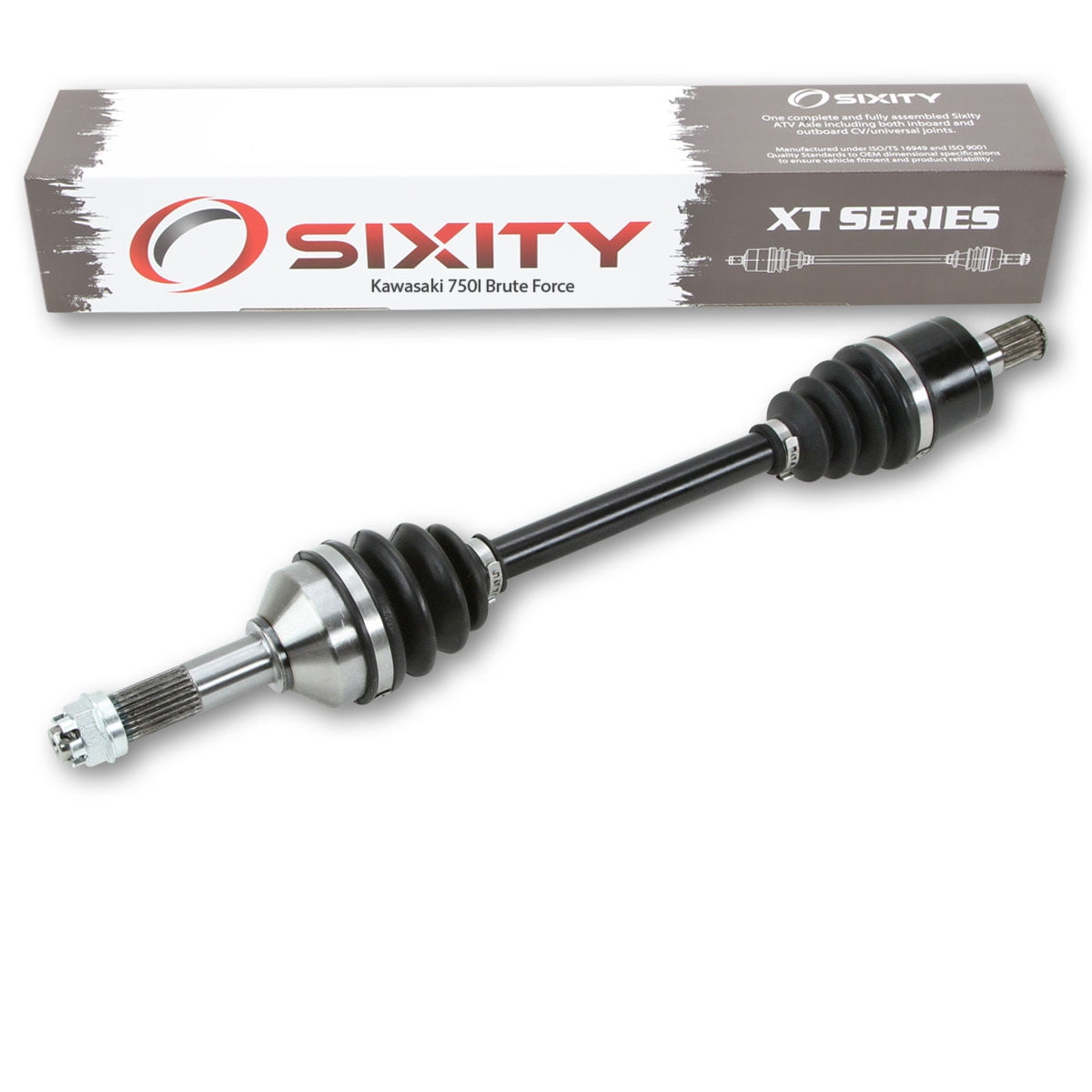 Sixity XT Front Left CV Axle compatible with Kawasaki 750I Brute force ...