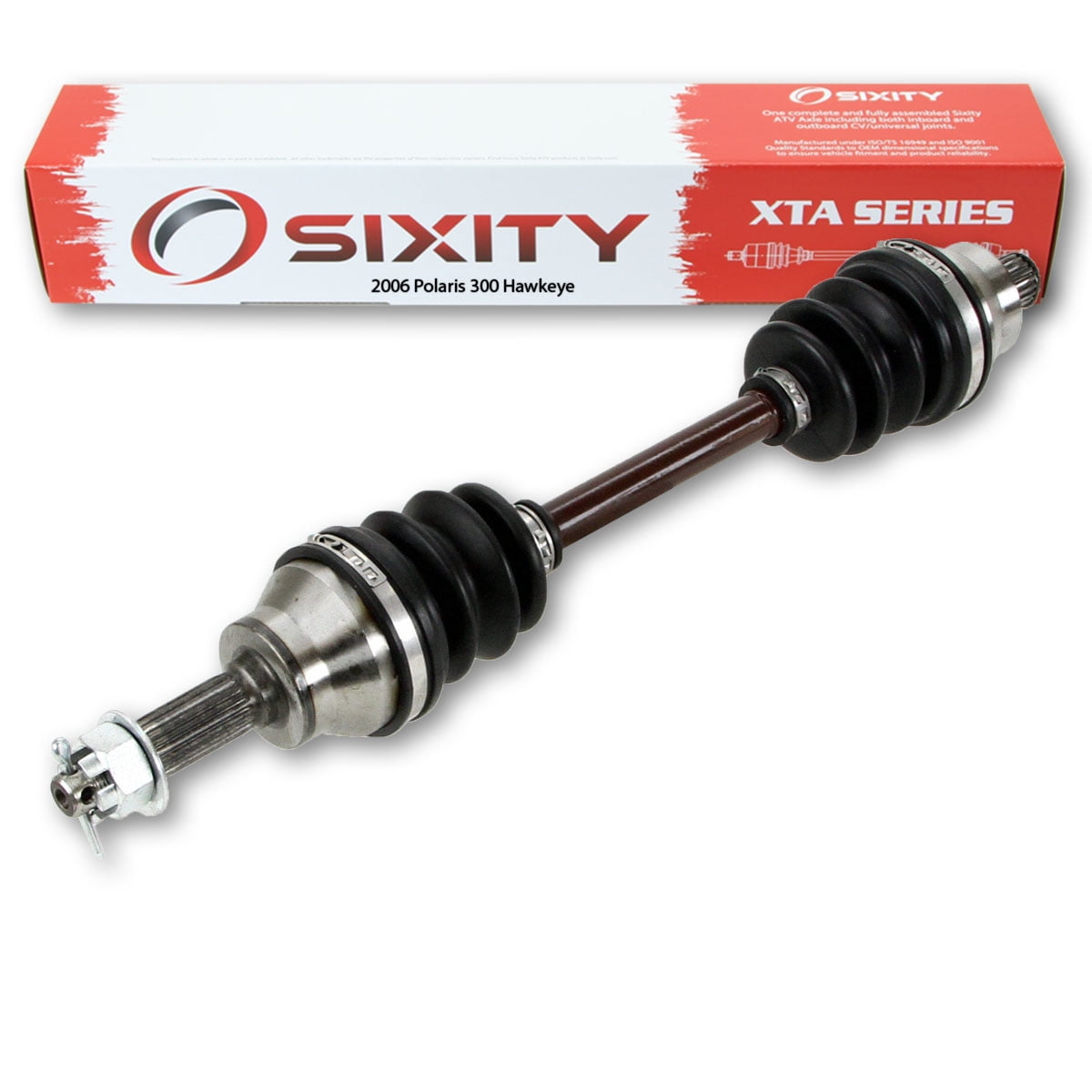 Sixity XTA Front Right Axle compatible with Polaris Hawkeye 300 2006 ...