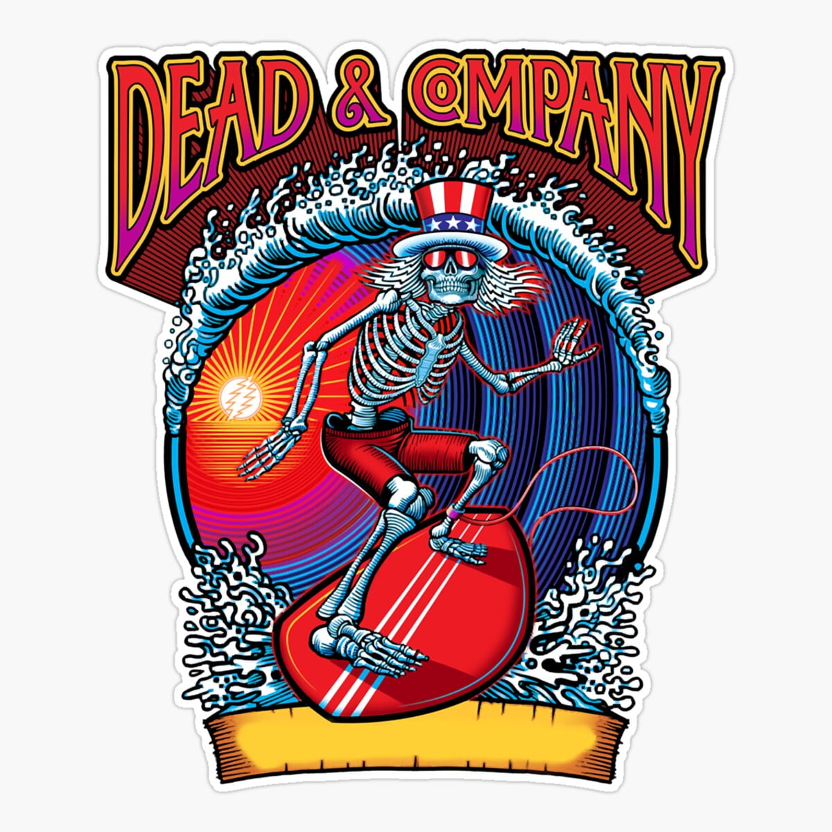 Sixpack Tour Music Art Vinyl Decal Sticker - Walmart.com