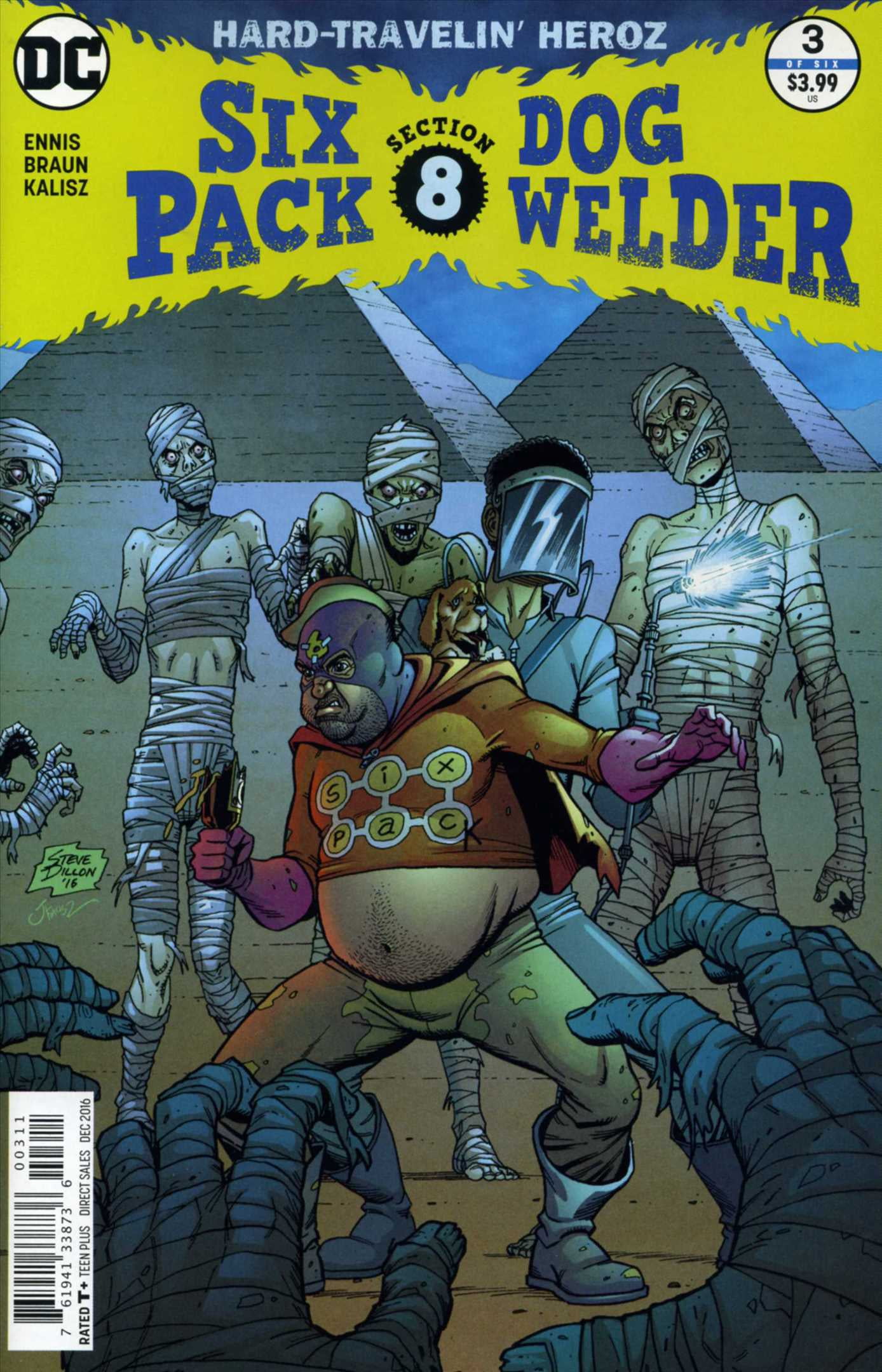 Sixpack and Dogwelder: Hard-Traveling Heroez #3 VF ; DC Comic Book ...