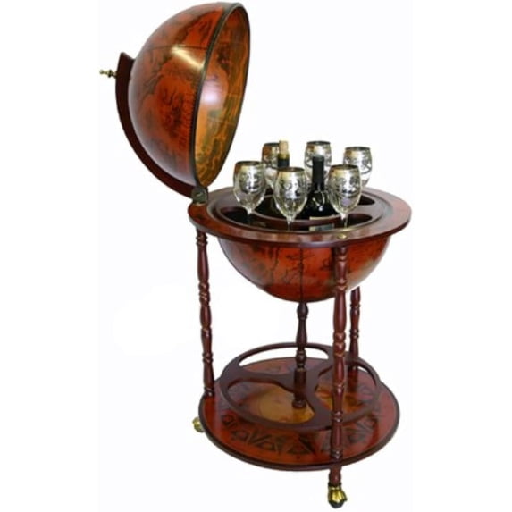 Sixteenth-Century Italian Replica Old World Globe Bar - Walmart.com