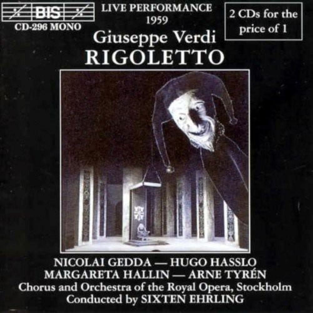 Sixten Ehrling - Rigoletto - Music & Performance - CD - Walmart.com