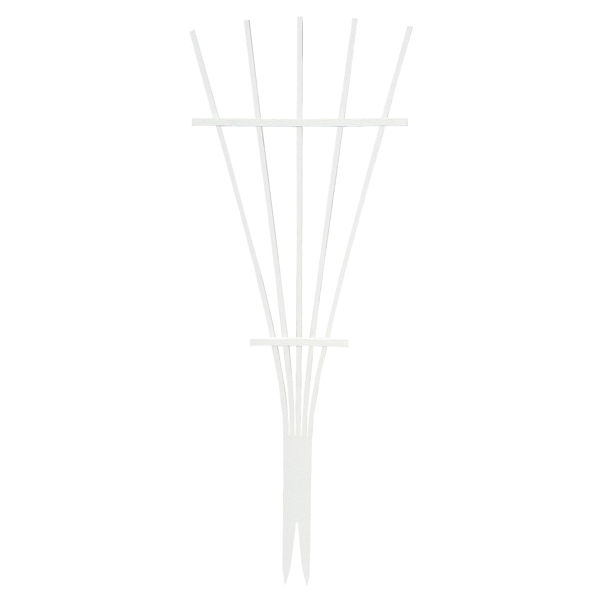 Sixth Ave Building Products 4FT White PVC Traditional Fan Trellis ...