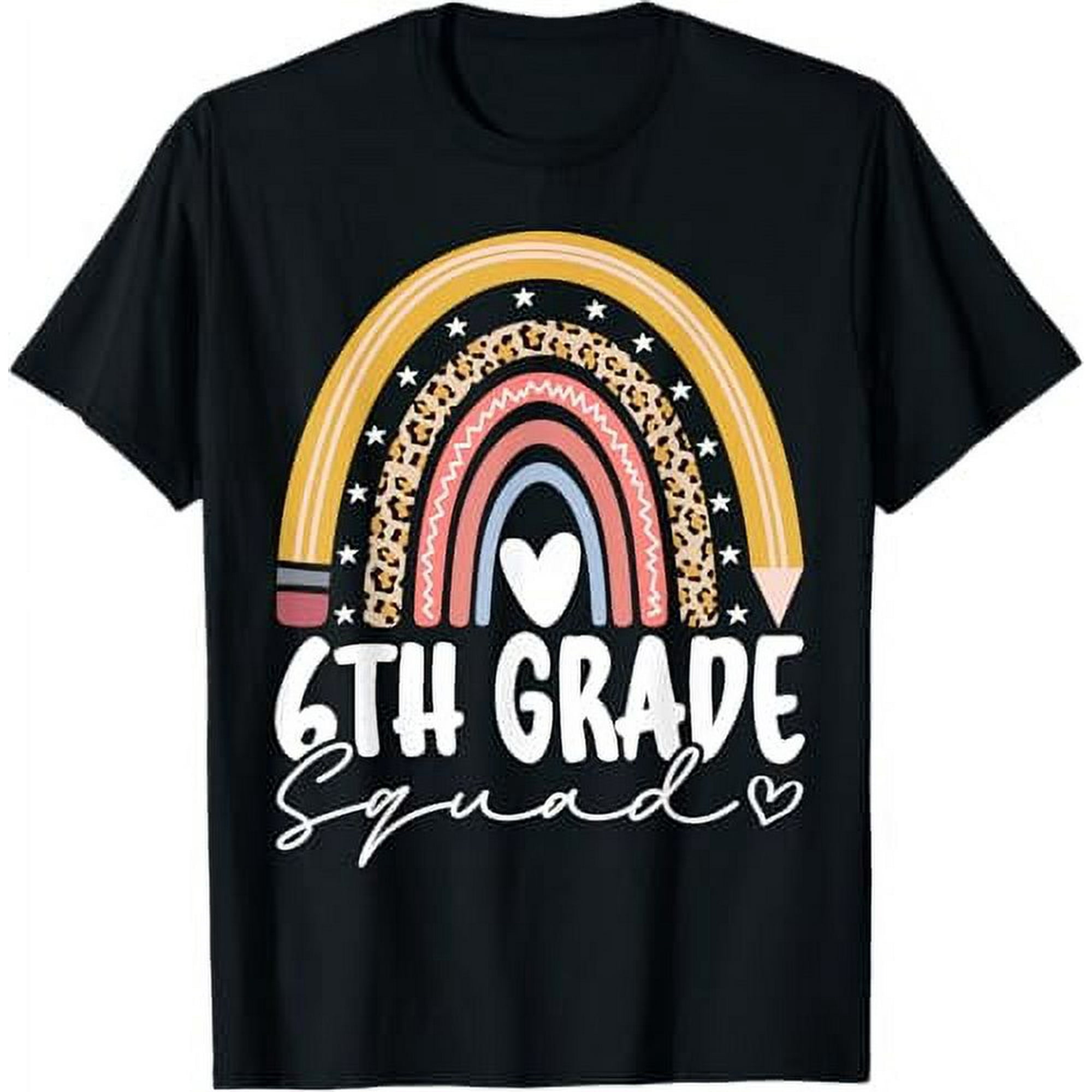 Sixth Grade Squad 6th Grade Team Retro First Day of School T-Shirt ...
