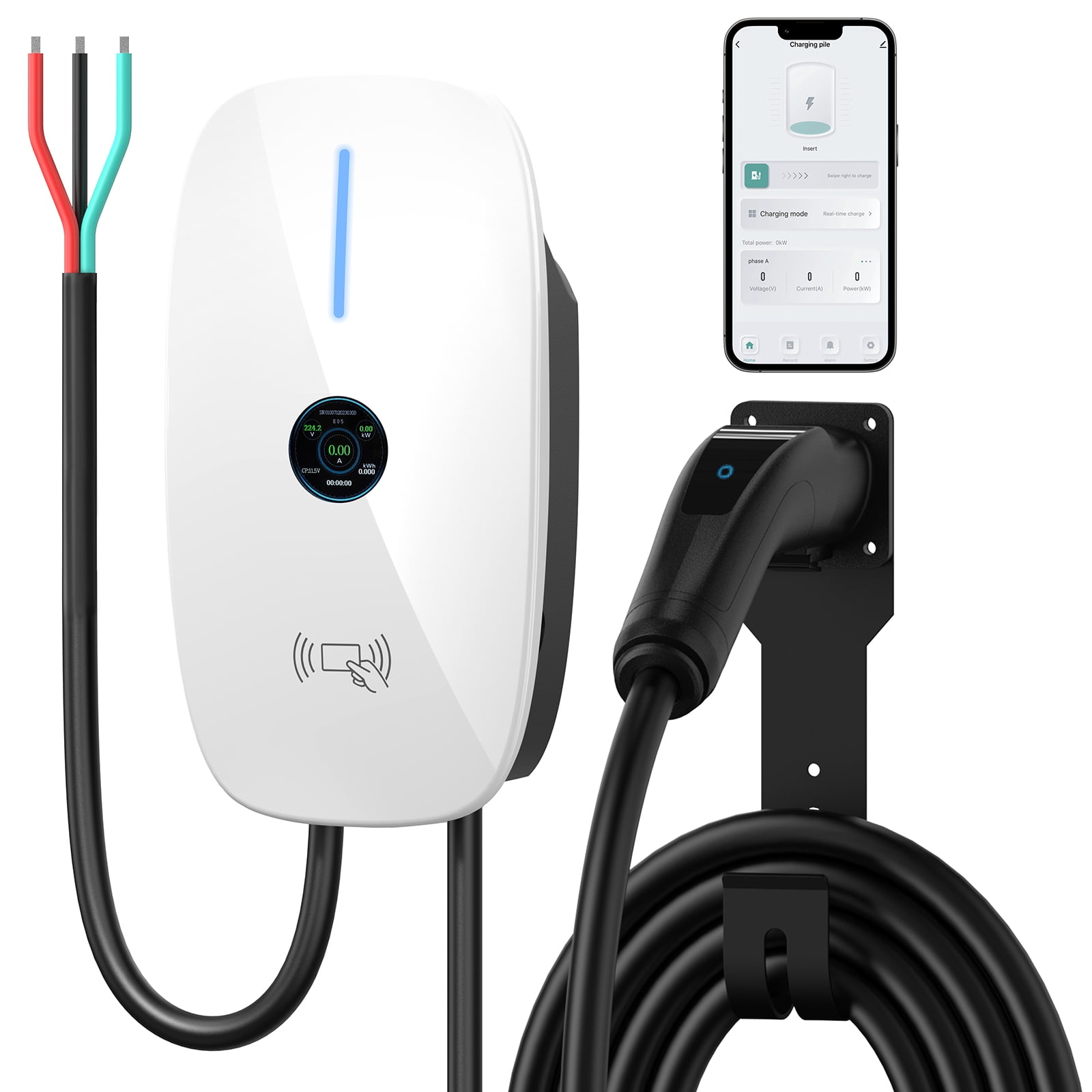 Sixthgu 48A Level 2 EV Charger for Tesla, Fast Electric Vehicle ...