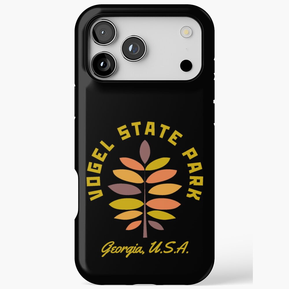 Sixties Hiking Vogel State Park Georgia Gold Text For iPhone 11-17 Pro ...