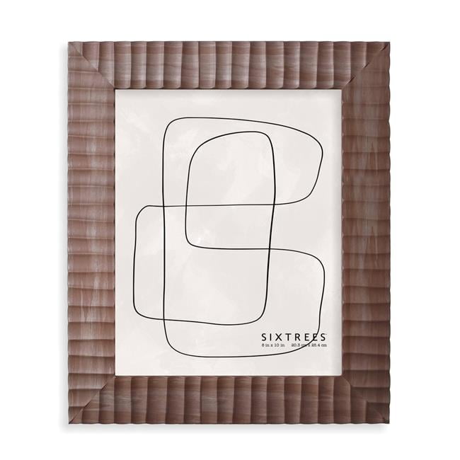 Sixtrees 15380 8 x 10 in. Wheeler Mocha Picture Frame - Walmart.com