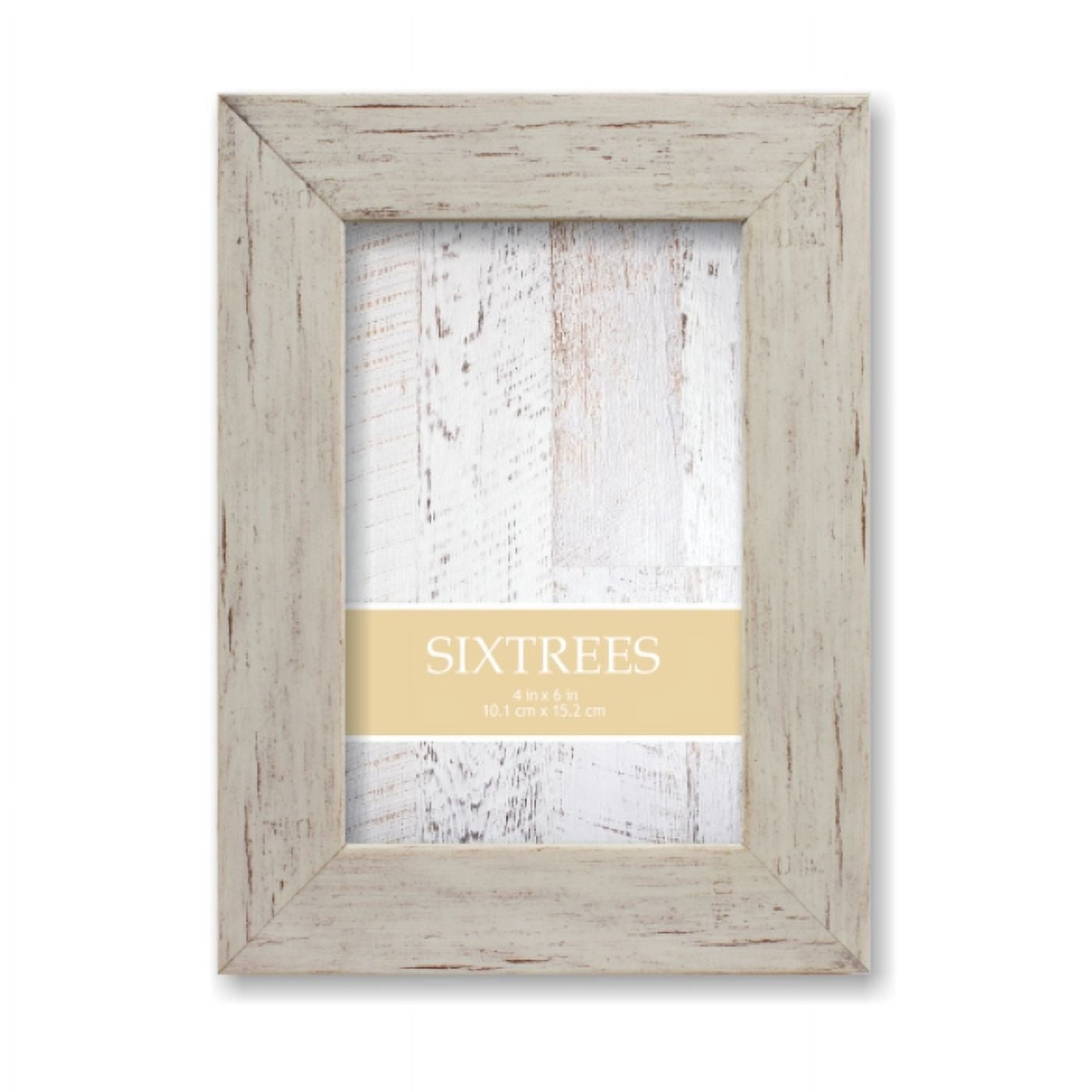 Sixtrees Shabby Wood Frame-White-5x7 - Walmart.com