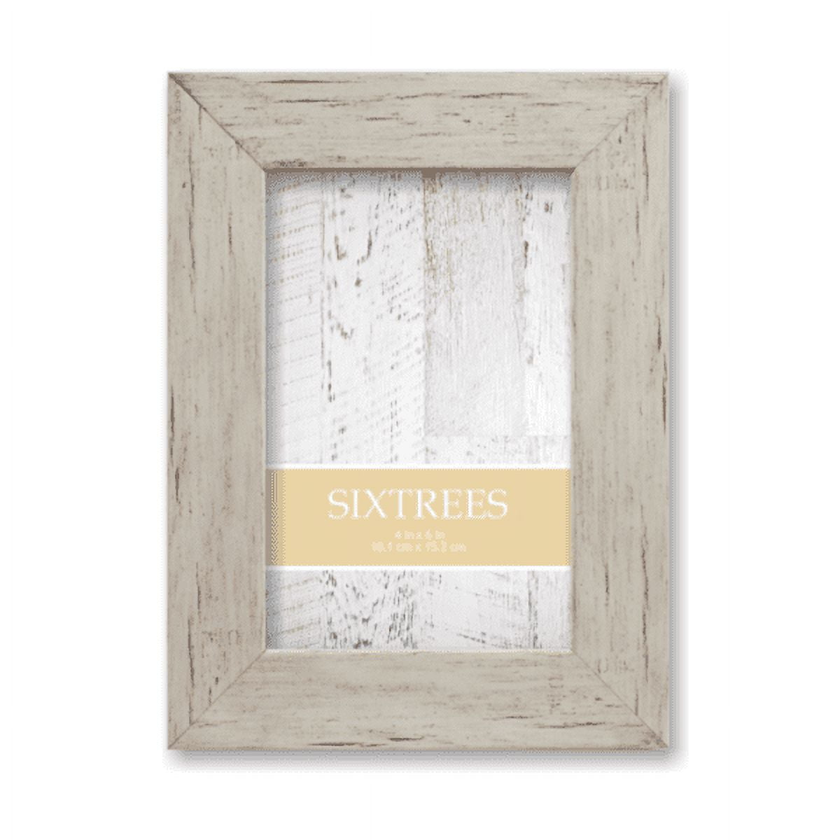 Sixtrees Shabby Wood Frame-White-8x10 - Walmart.com
