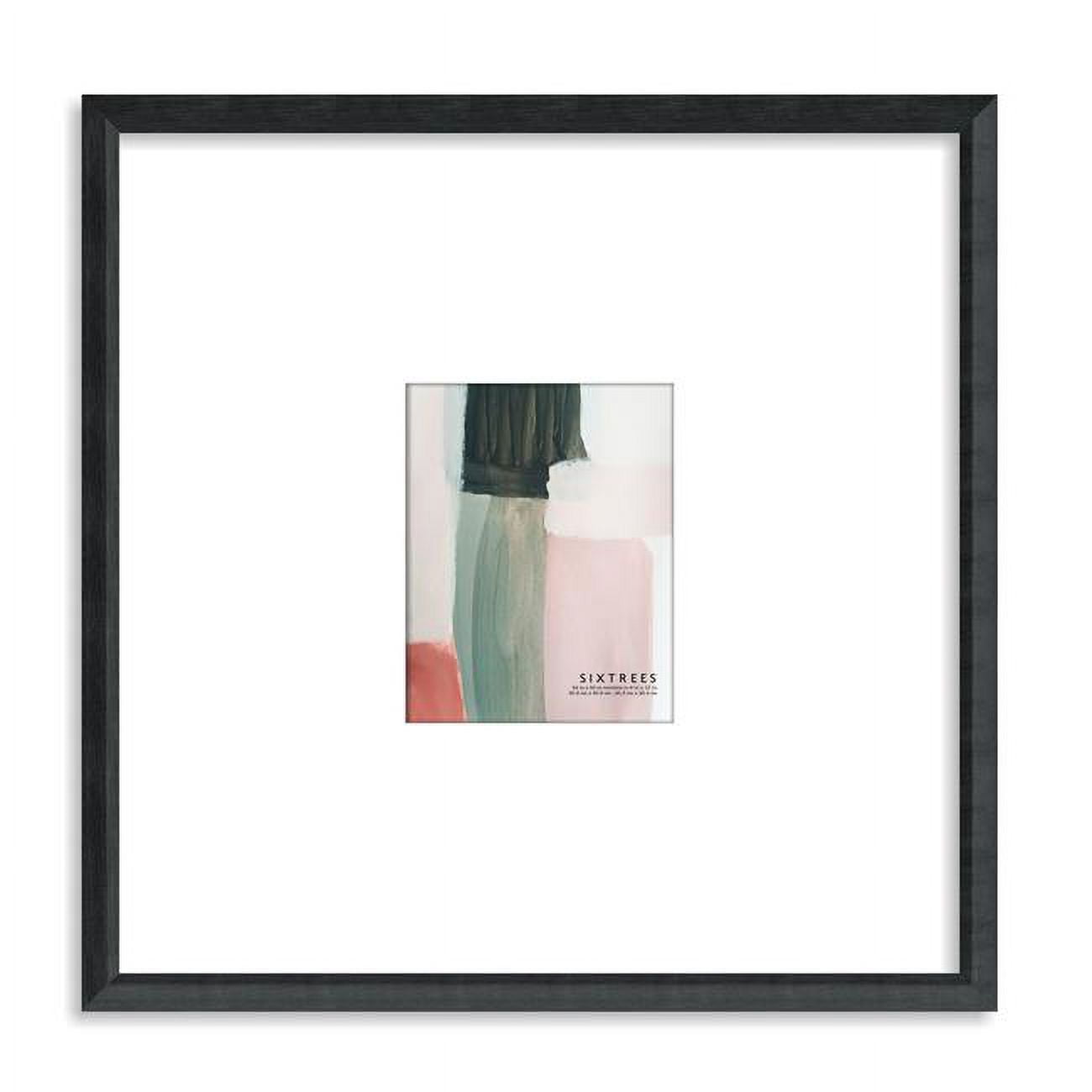 Sixtrees Lannister 24x24 Black M2 Picture Frame for Home and Office ...