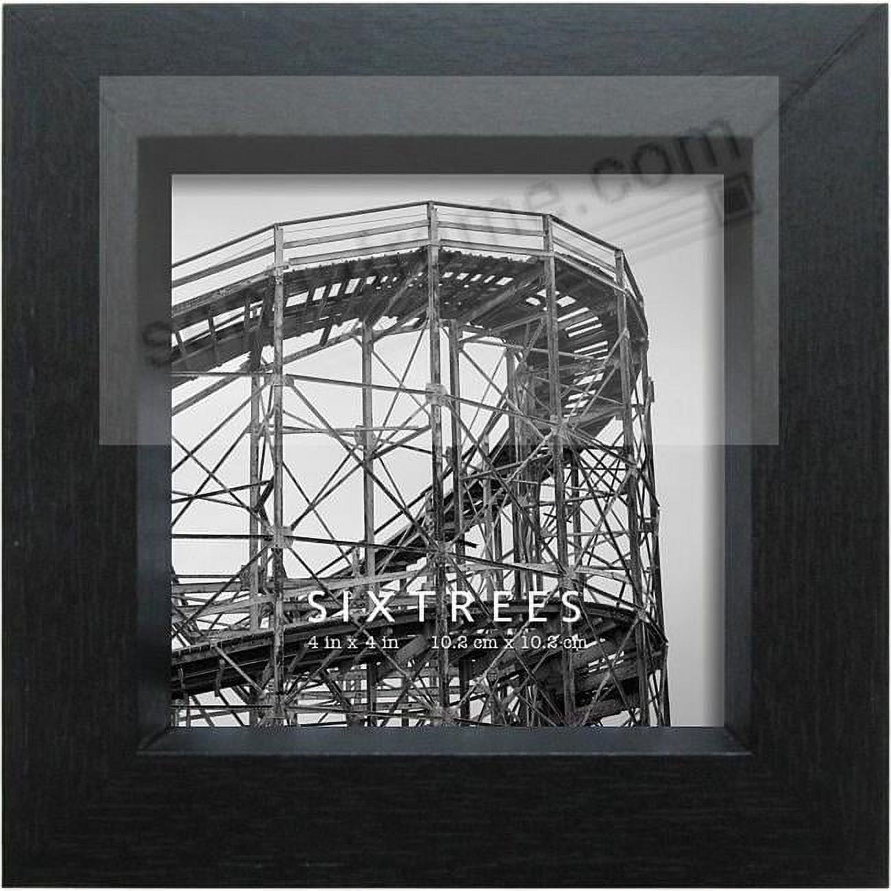 Sixtrees WD20244 4 x 4 in. Ethan Frame Black Frame - Walmart.com