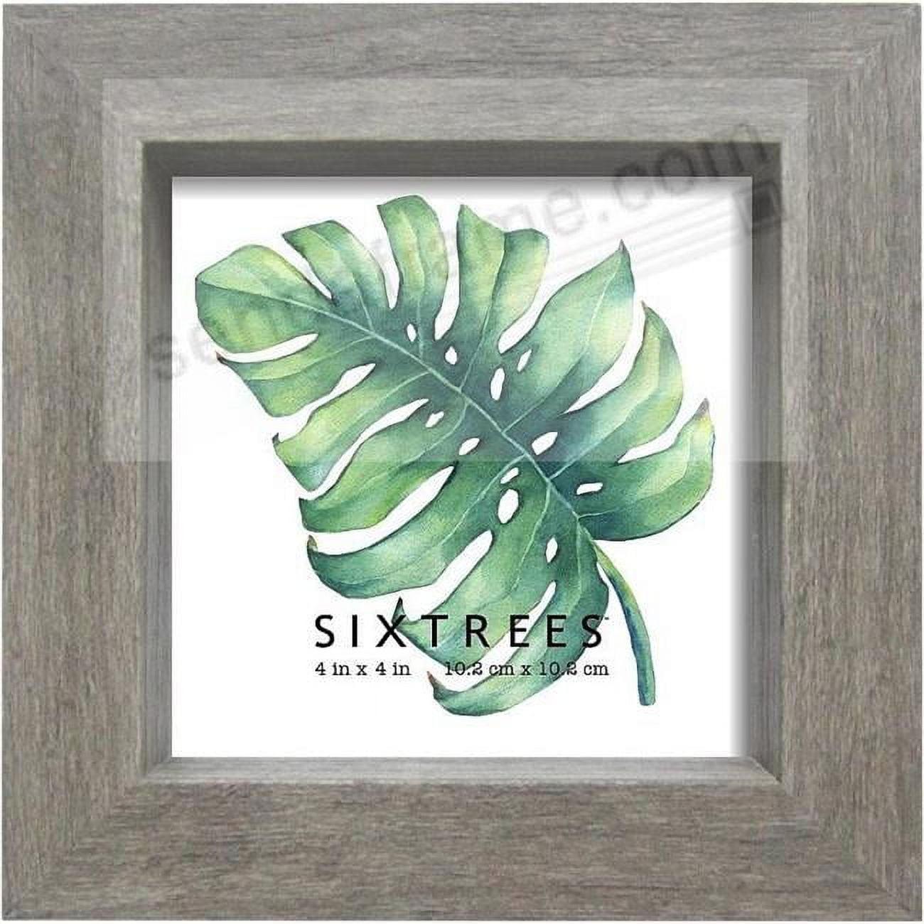 Sixtrees WD20444 4 x 4 in. Ethan Frame Grey Frame - Walmart.com