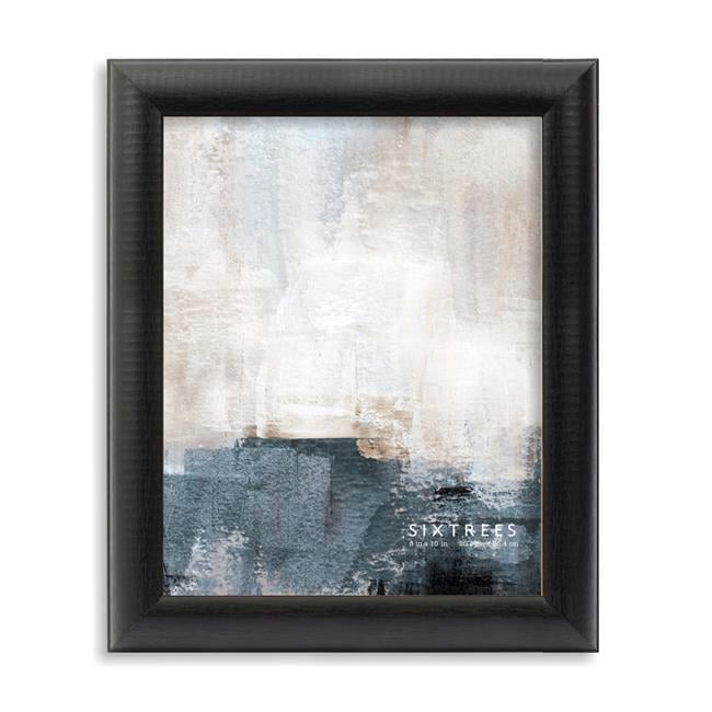 Sixtrees WD28780 8 x 10 in. Sami Black Wood Picture Frame - Walmart.com