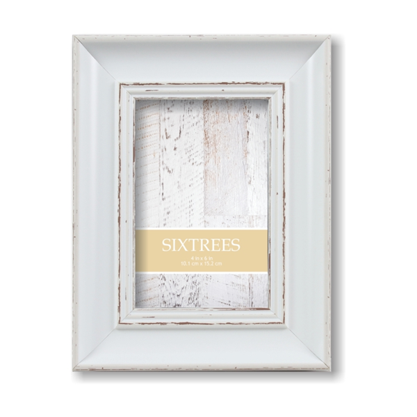 Sixtrees Whitewash Wood Frame-5x7 - Walmart.com