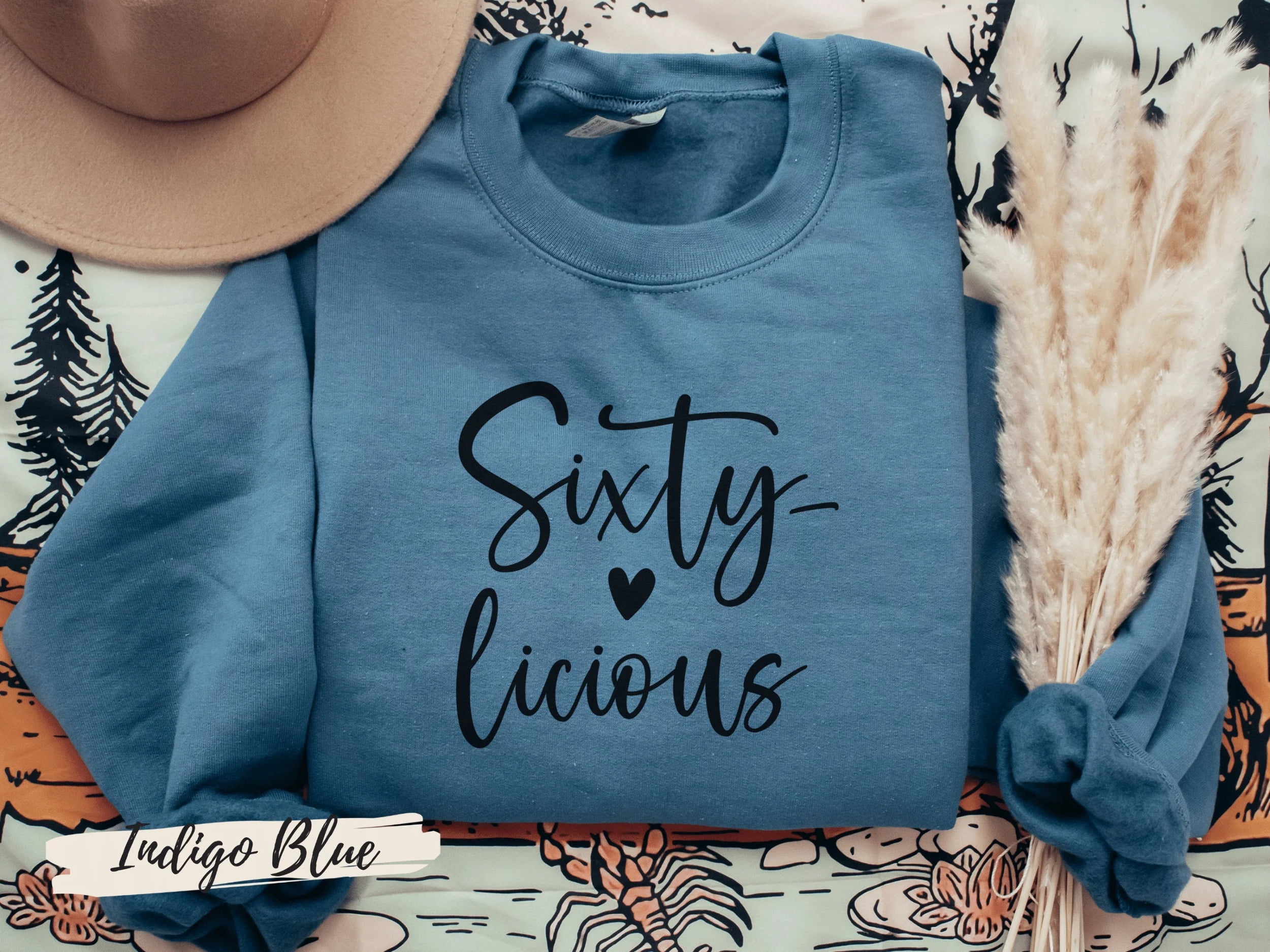 Sixty licious Sweatshirt, 60th Birthday Gifts for Women, 60th Birthday ...