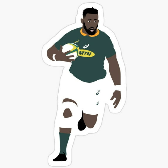 Siya Kolisi - Springboks Sticker Phone Decal Water Bottle Stickers Car ...