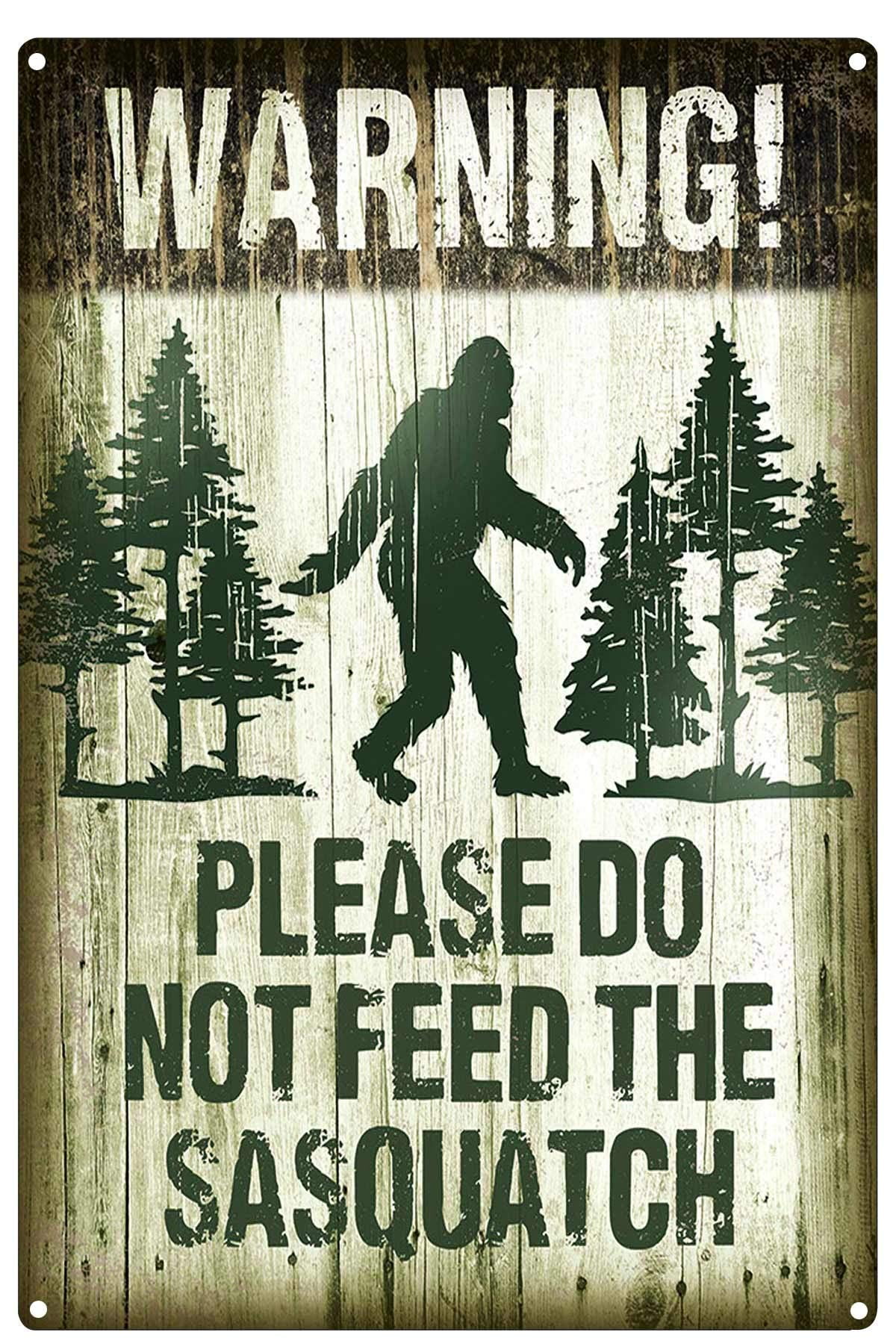 Size: 12*8 Inches Tin Sign For Warning! Please Do Not Feed The ...