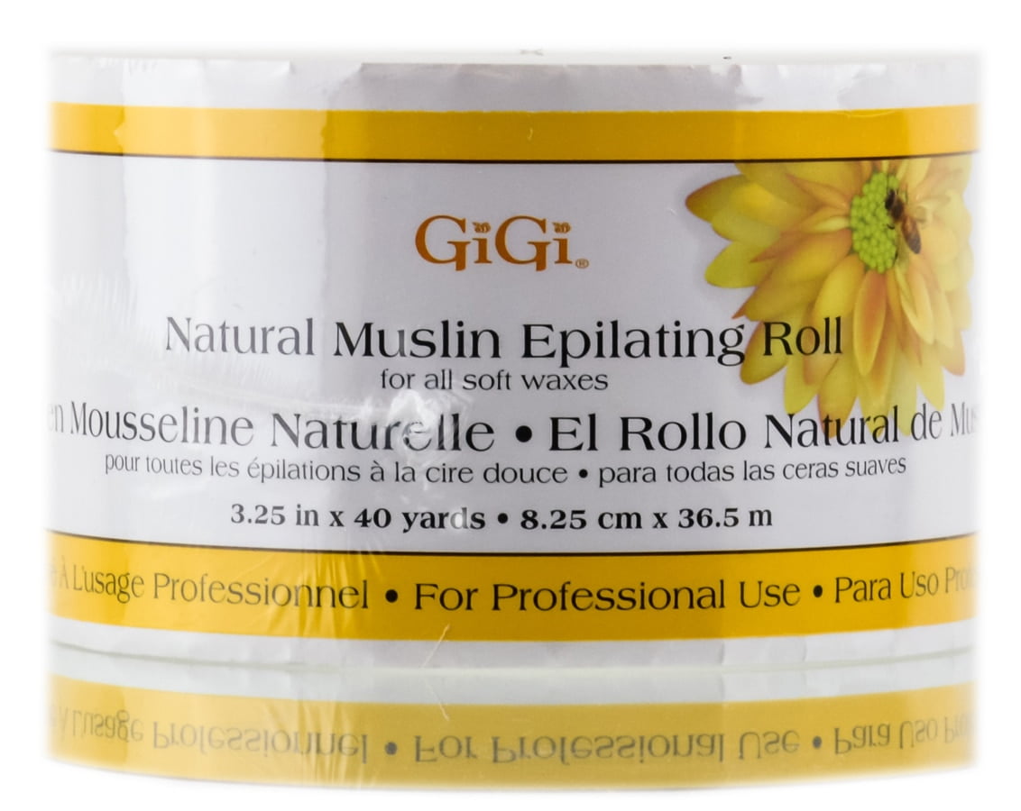 Size : 3.25" x 40 yards , GiGi Natural Muslin Epilating Roll , Hair ...