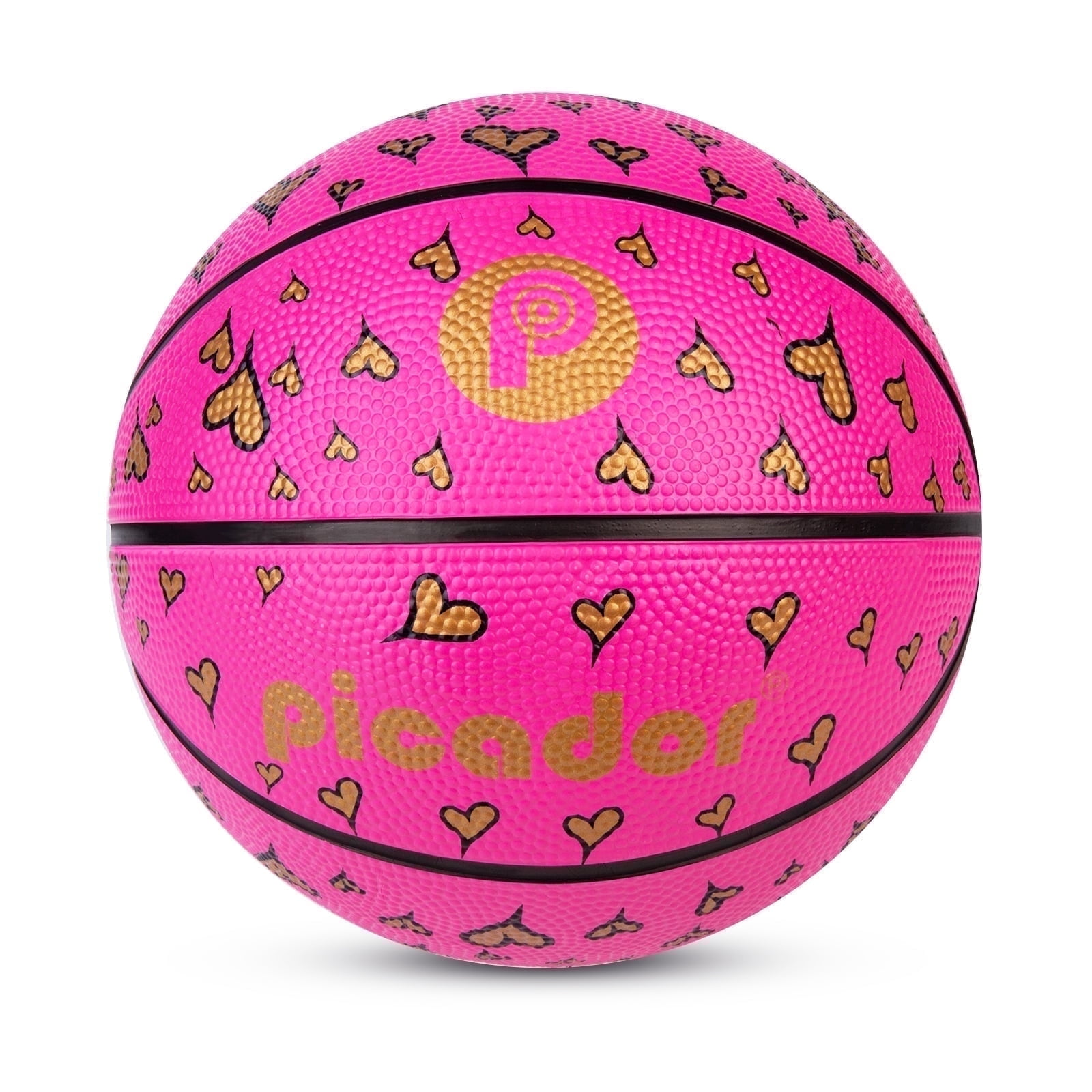 M MERKAPA Size 3 Basketball, Hot Pink Basketball for Toddler Kids Girls ...