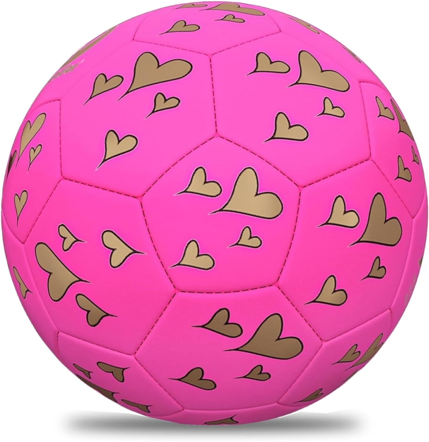 Soccer Balls Size 3 Pink, Kids Aged 4-6 6-8 8-12 Outdoors Sports Ball ...