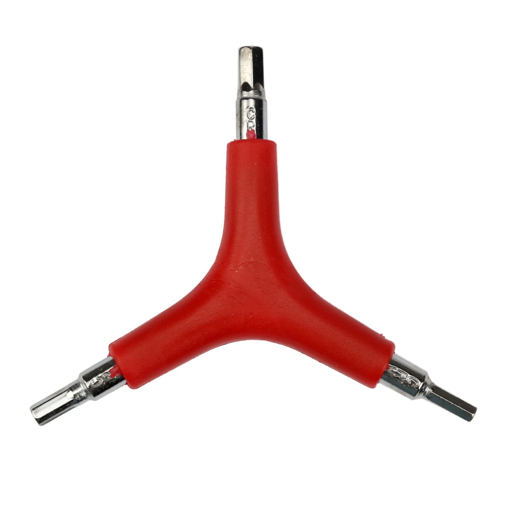 Size 4 5 6mm Bike Cycling 3 Way Y Type Allen Hex Wrench Tool, 45# Steel ...