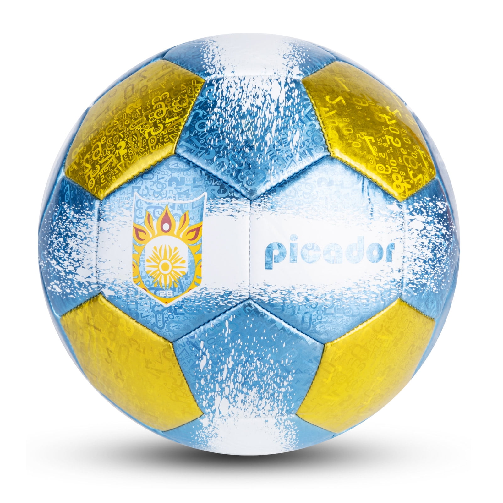 Size 4 Soccer Balls, Laser Leather Soccer Ball for Sport Training ...