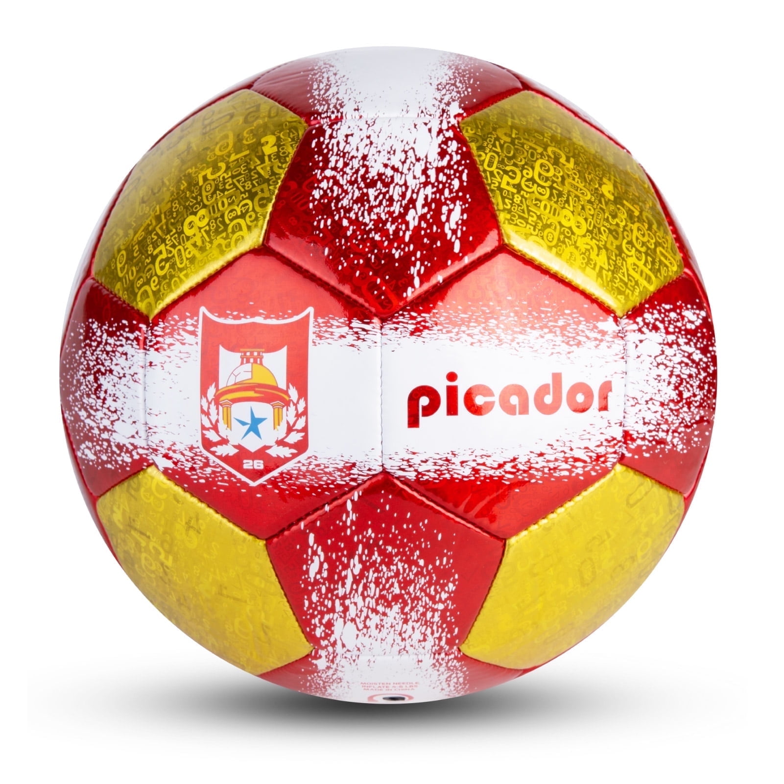 Size 4 Soccer Balls, Laser Leather Soccer Ball for Sport Training ...
