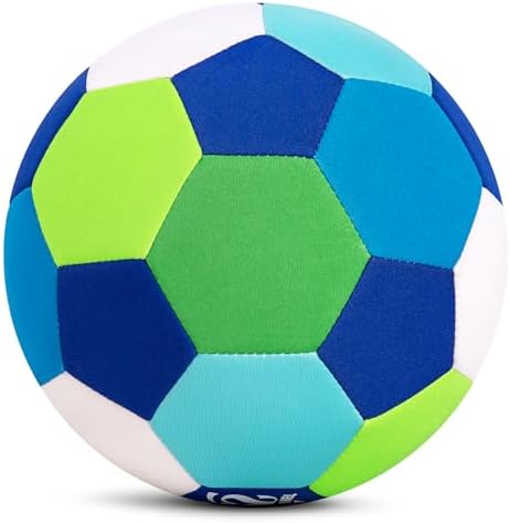 Size 4 Soft & Safe Indoor Soccer Ball with Fabric Cover - Colorful Kids ...