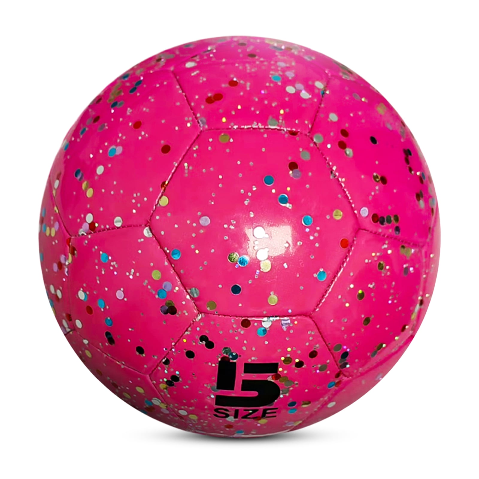 Size 5 Football 2.5 Thickness Machine Sewn School Sports Training ...