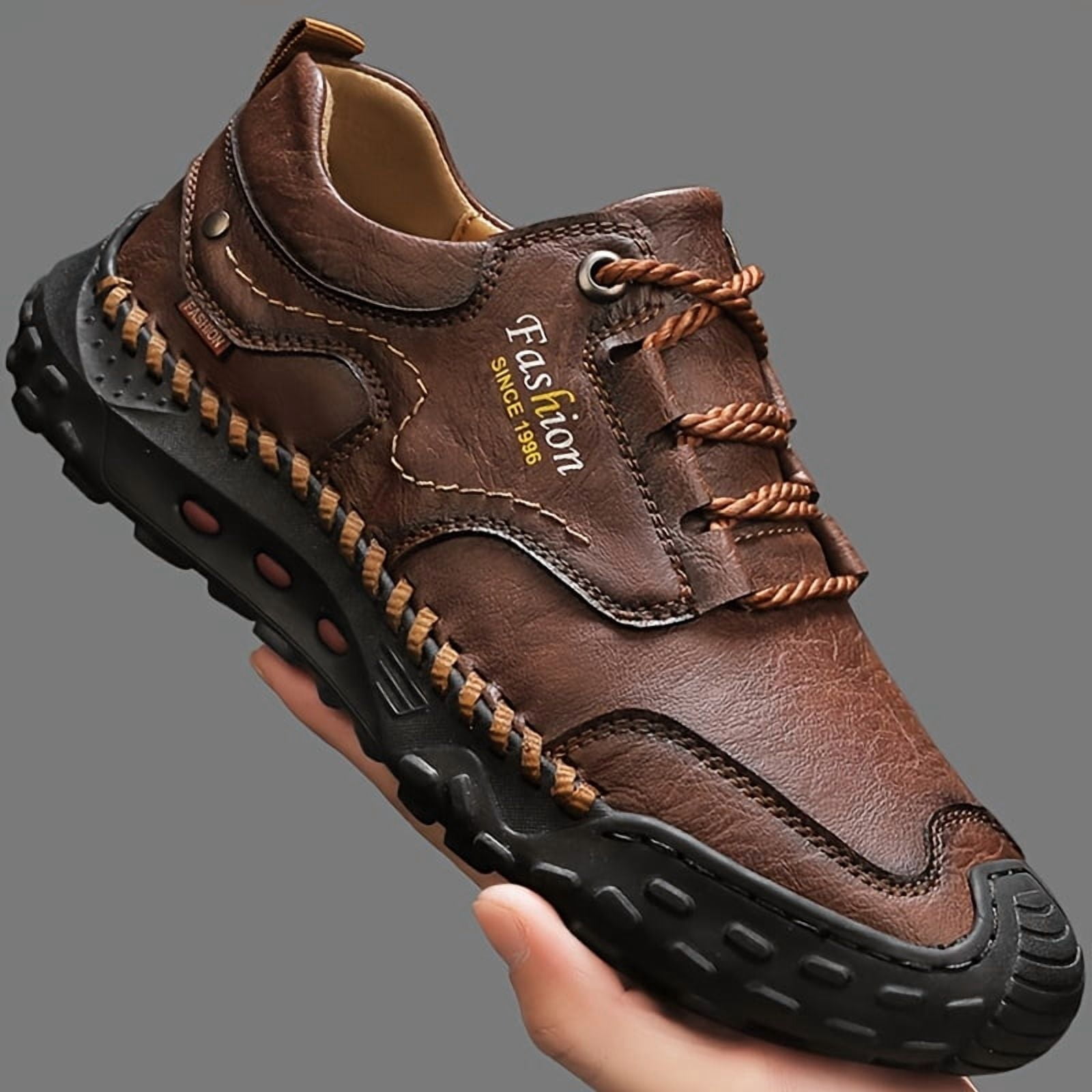 Size 7.5-10.5 - Handmade Low-Top Shoes with Rubber Sole ,Fashion Men's ...
