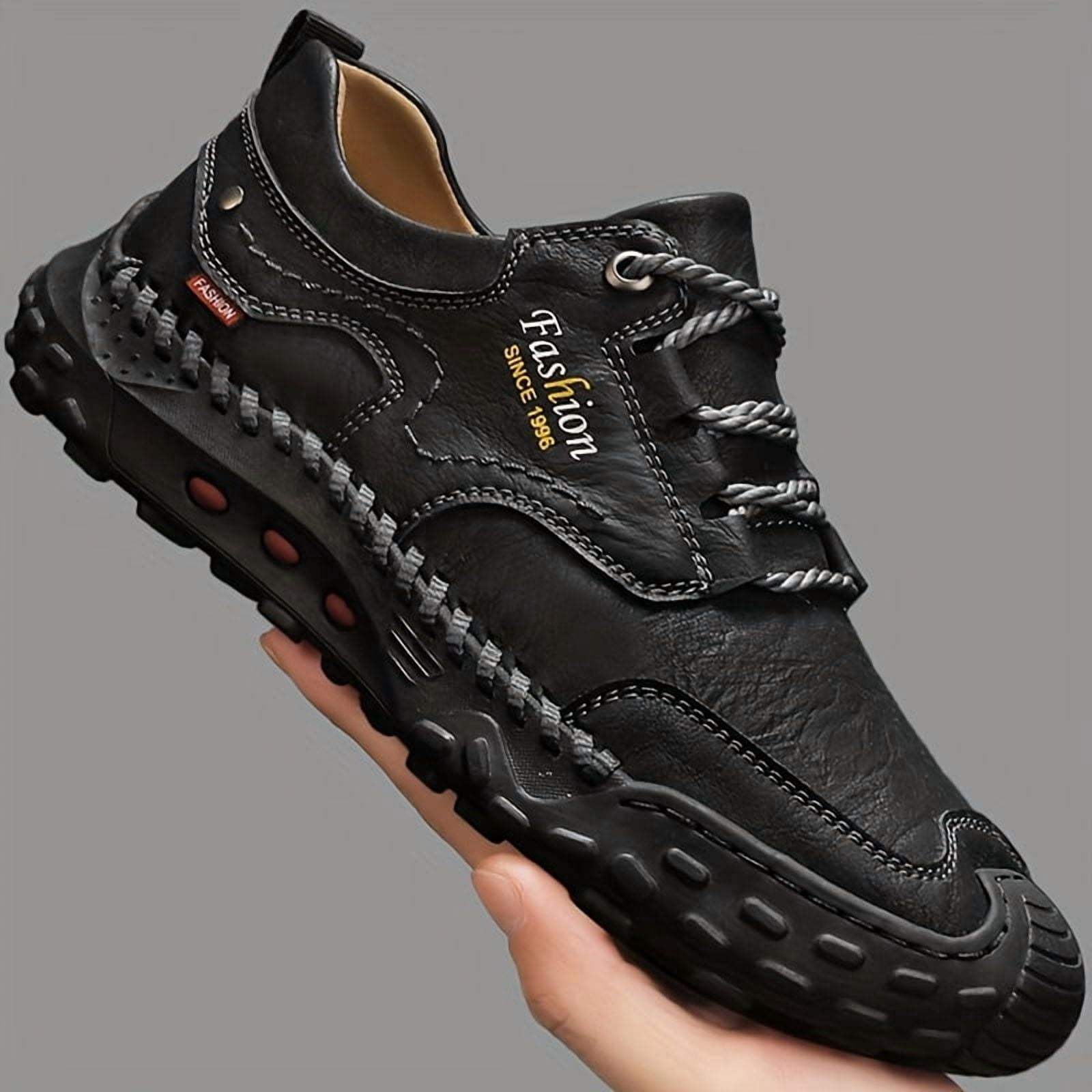 Size 7.5-10.5 - Handmade Low-Top Shoes with Rubber Sole ,Fashion Men's ...