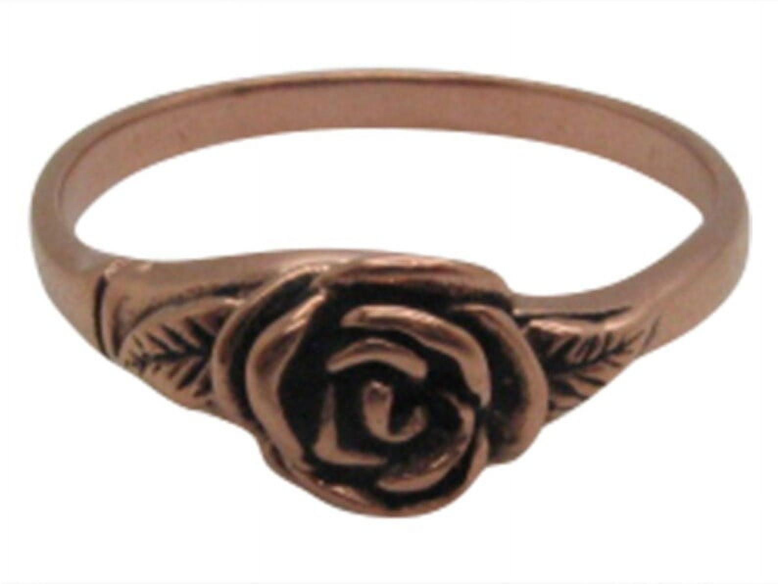 Size 9 Solid Copper Ring CTR364-W -1/4 of an inch wide. - Walmart.com