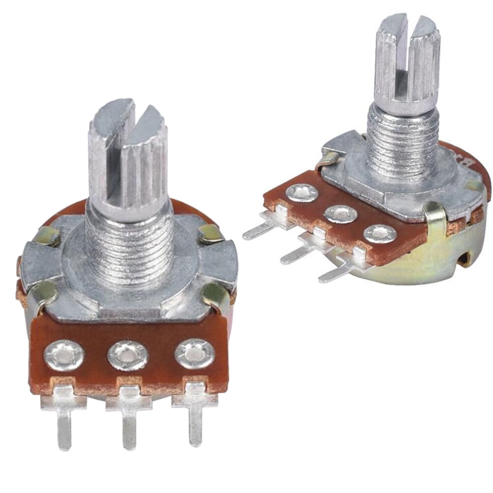 Size Adjustable Potentiometer Knurled Split Shaft Child - Walmart.com