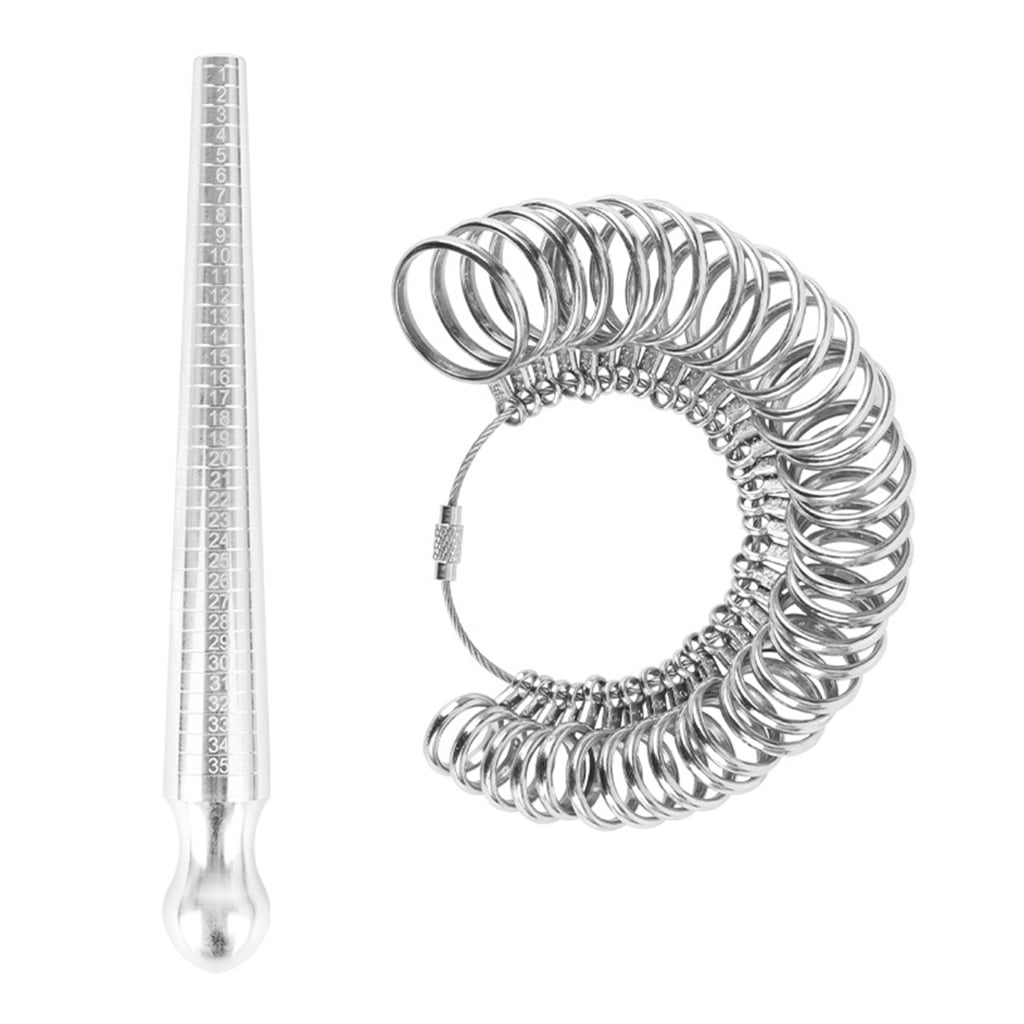 Size Measuring Tool Mandrel & Sizer Guage with Finger Sizing Stick ...