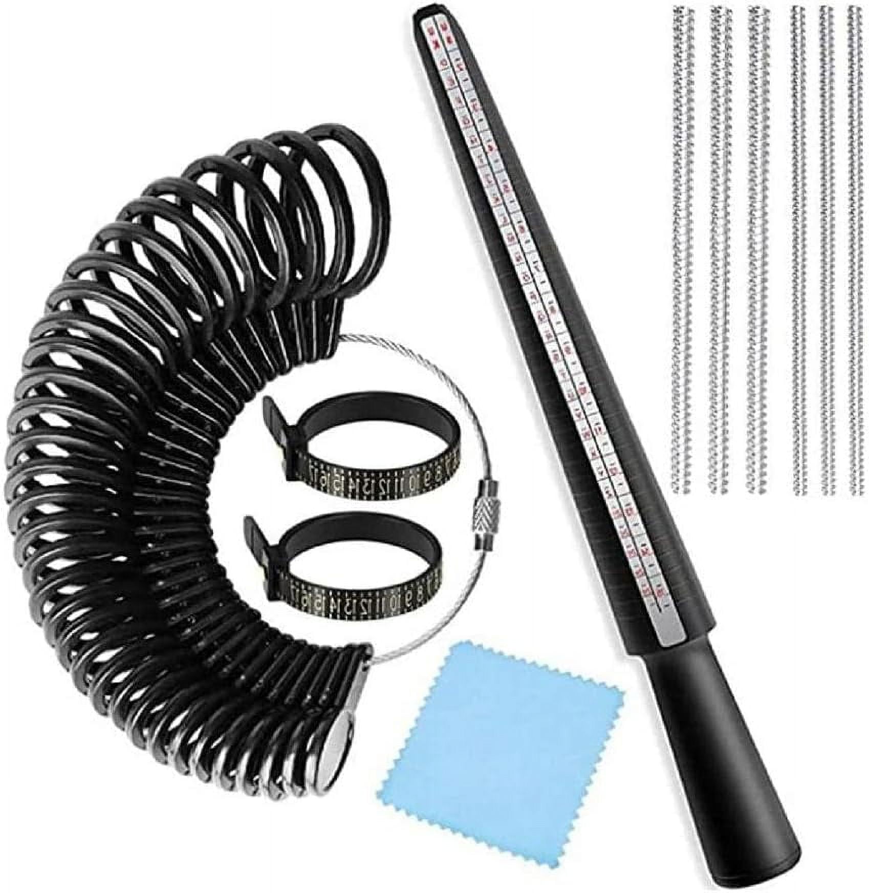 Size Measuring Tool Sizer Guage Stick Jewelry Mandrel and Gauge Finger ...