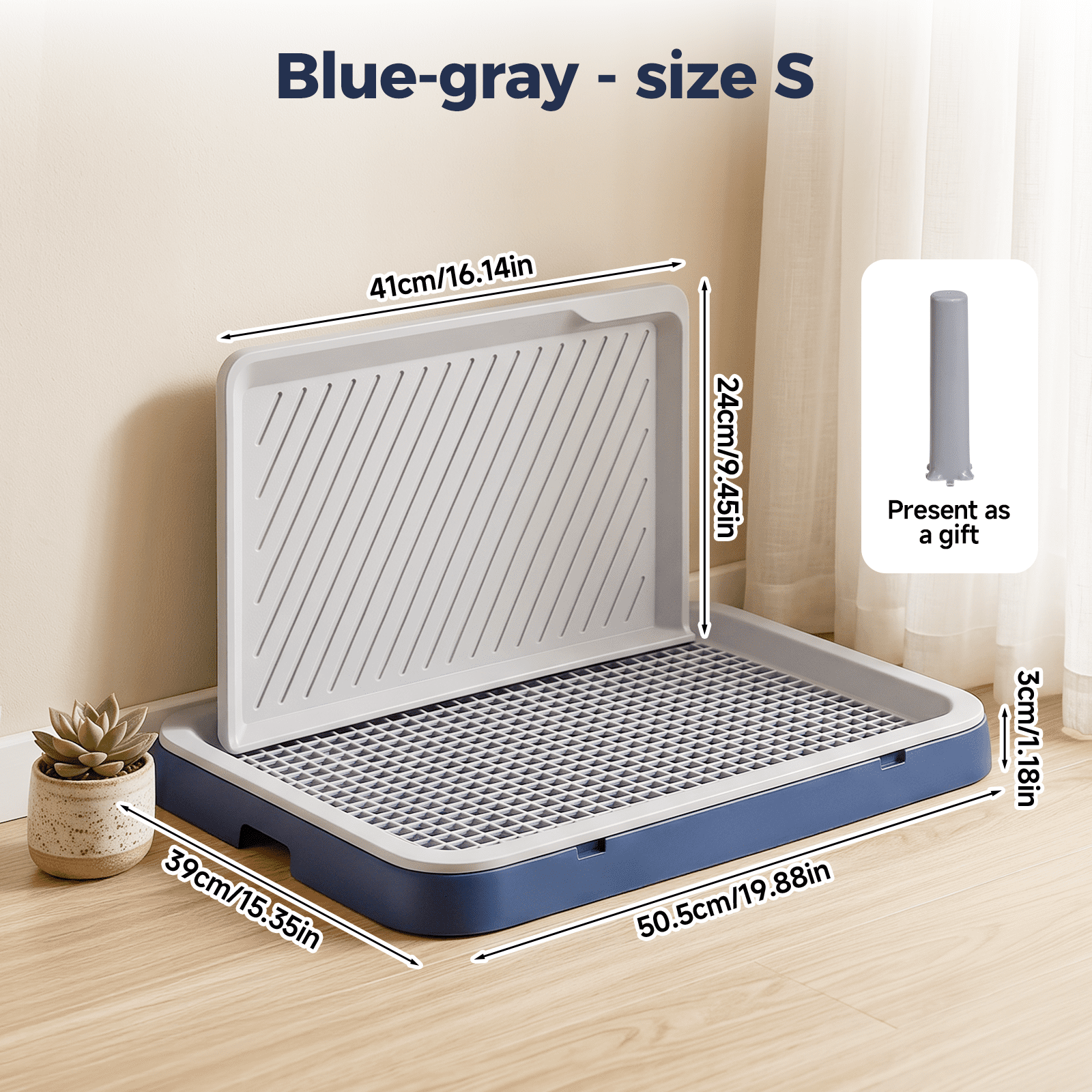 Size S – Dog Toilet: Easy Disassembly, Leak-Proof Tray. Anti-Crack. Non ...