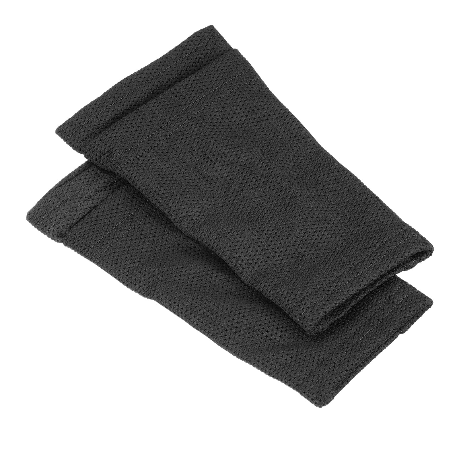 Size S Soccer Shin Guard Socks, Breathable Sleeves for Running, Black 2 ...