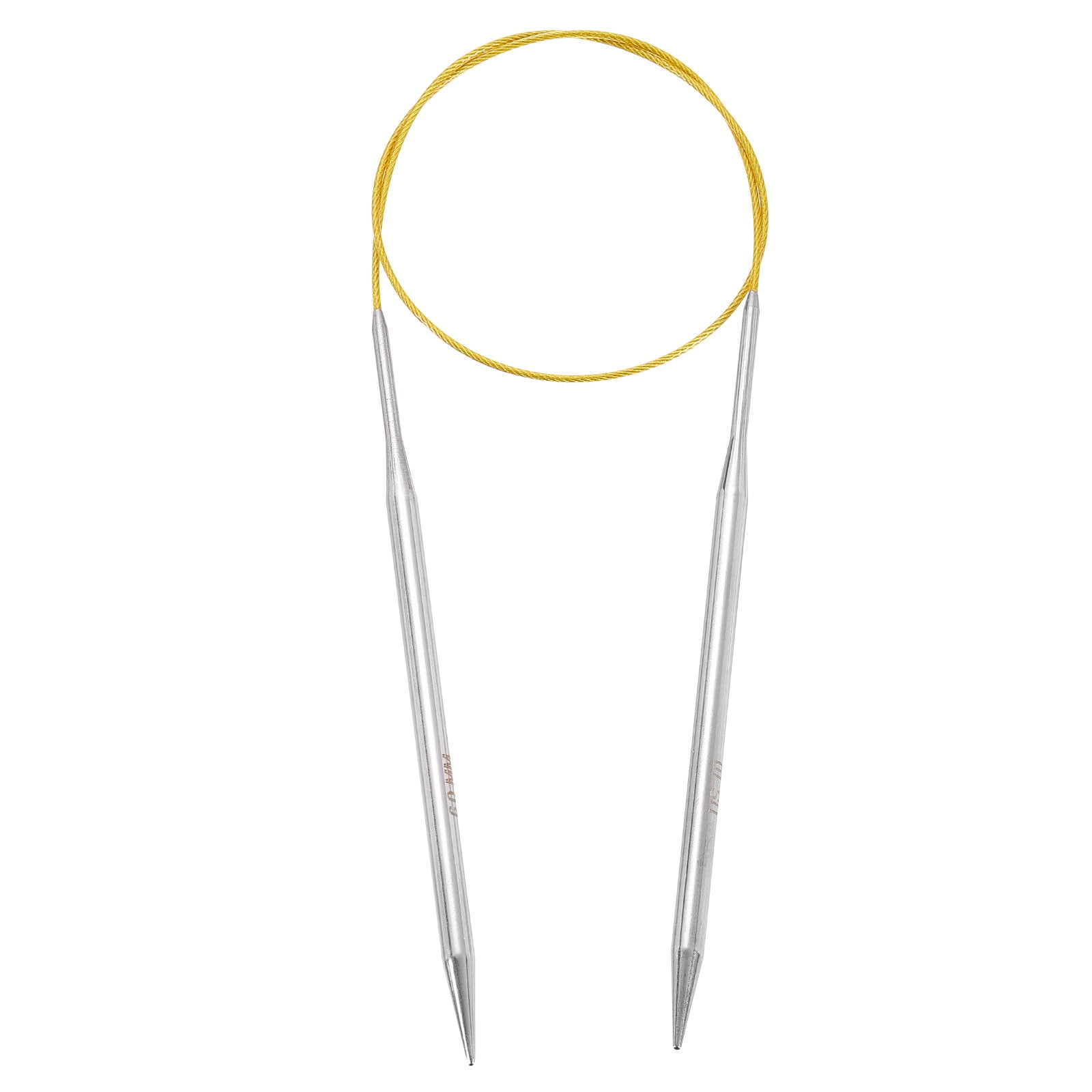 Uxcell Size US 10 Knitting Needles Circular Needle 26 inch Round Metal ...