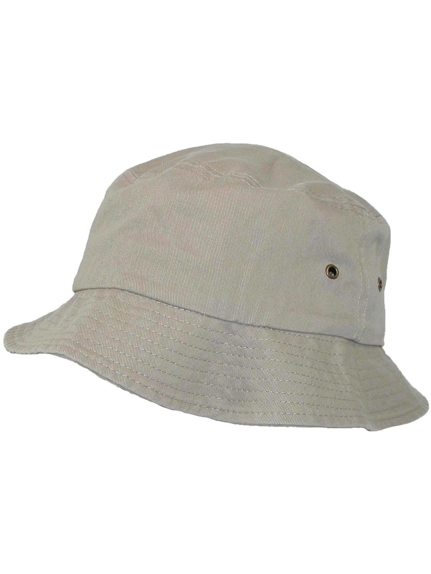 Size one size Cotton Twill Summer Packable Travel Bucket Hat - Walmart.com