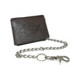 Size one size Leather Trifold Chain Wallet - Walmart.com