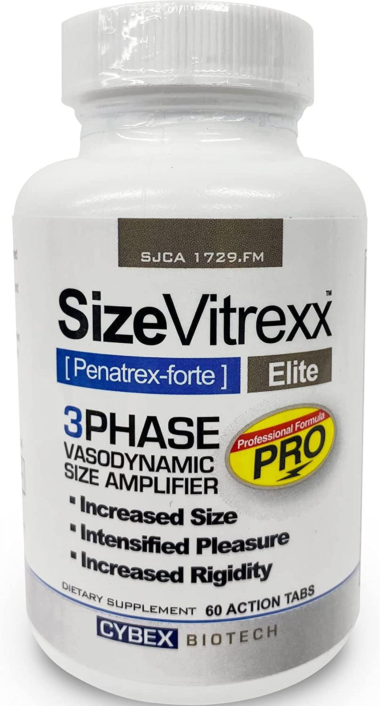 Vital SizeVitrexx Pro - 1 Bottle Pack, Clinically Proven to Enhance ...